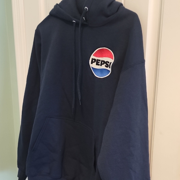 Pepsi | Shirts | Pepsi Blue Sweatshirt Hoodie Nwot C3 | Poshmark